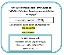 JNTUH - UGC-HUMAN RESOURCE DEVELOPMENT CENTRE (UGC-HRDC)